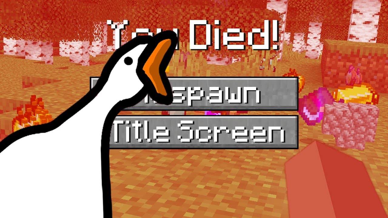 Minecraft but BOTH Desktop Goose AND Minecraft Goose try and stop me ...