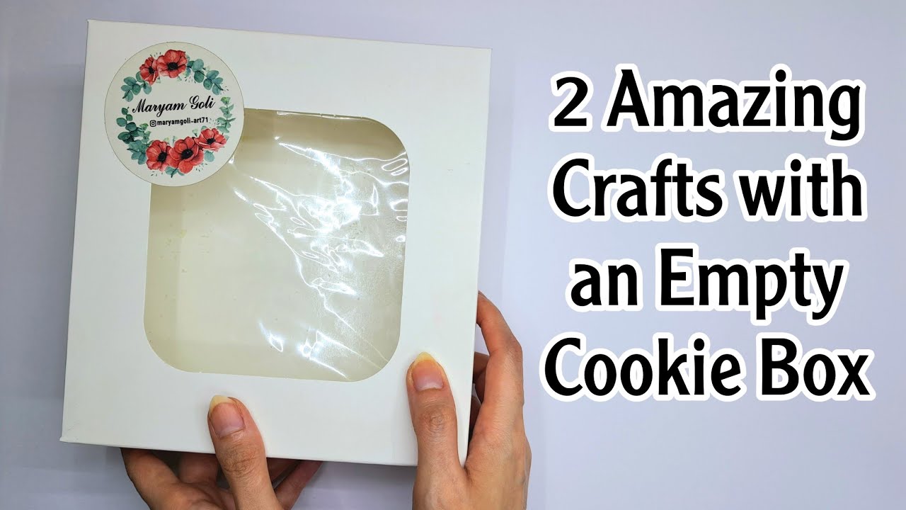 Don’t Throw Away That Cookie Box! Make These 2 Easy Crafts / Recycled ...