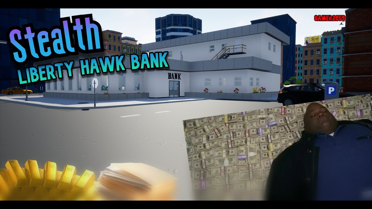 One-Armed Robber - Stealth Liberty Hawk Bank - YouTube