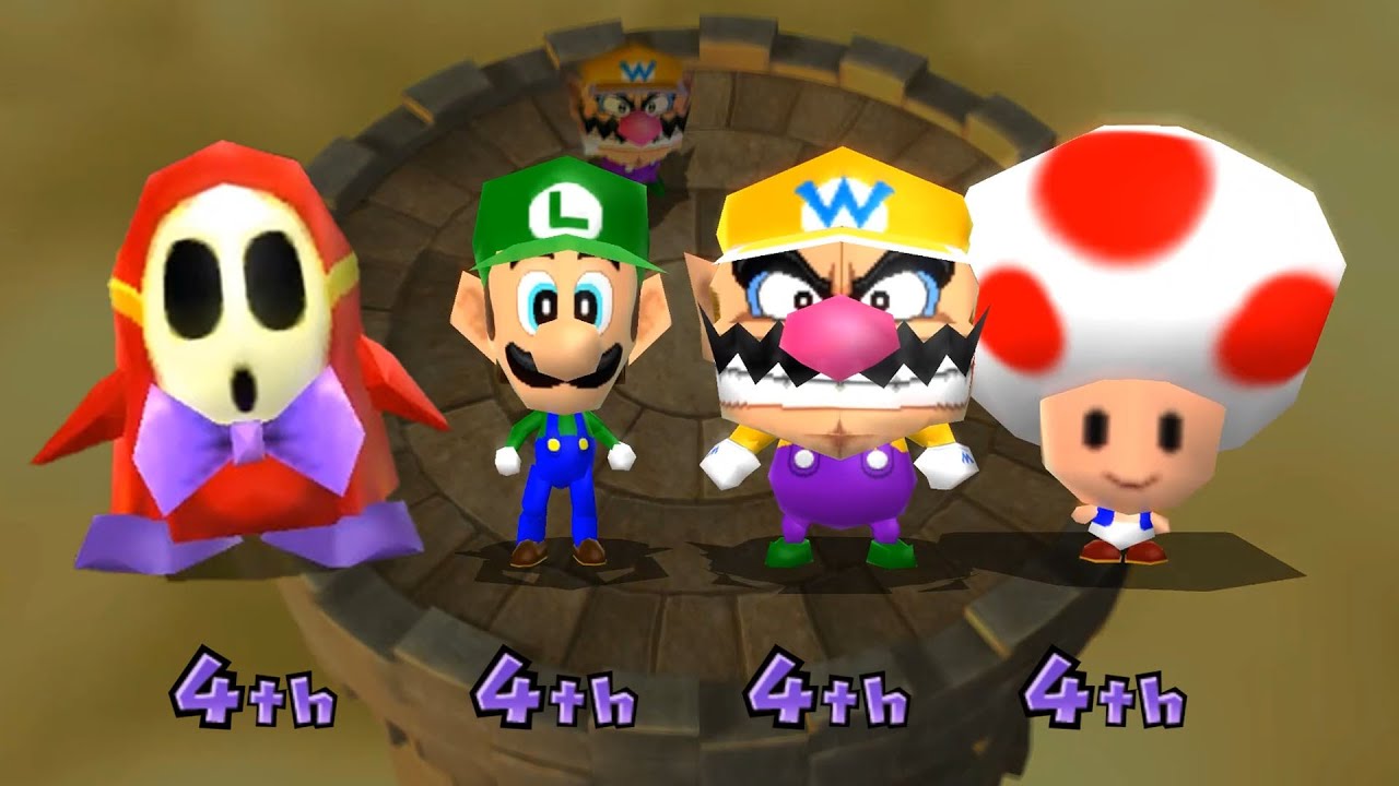 Mario Party 9 - Step It Up - Shy Guy Vs Luigi Vs Wario Vs Toad - YouTube