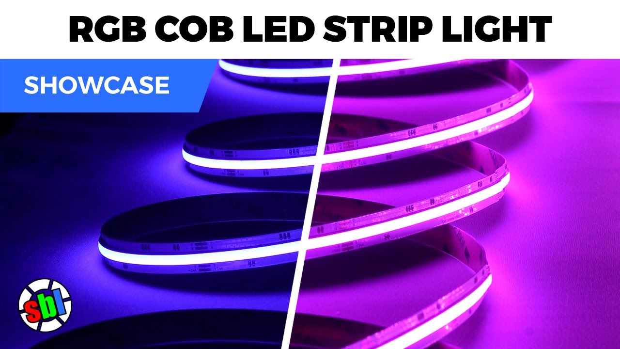 RGB COB LED Strip Light - YouTube