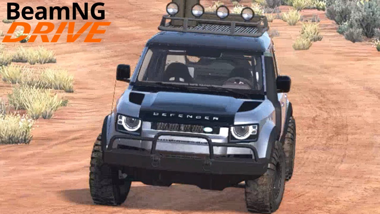 BeamNG Drive RP #33 - Land Rover Defender Offroad Challenge - YouTube