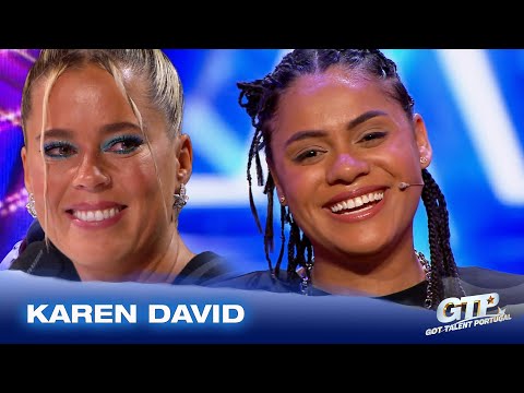 Um texto poderoso e uma atuação emocionante da Karen David!  | Audições | Got Talent Portugal 2025