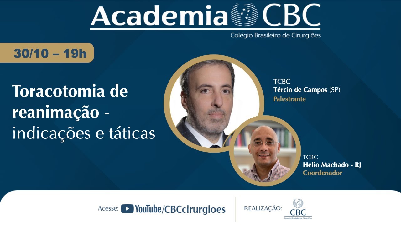 Toracotomia de reanimação - indicação e táticas - YouTube