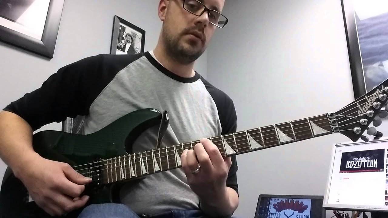 How to Play Four Sticks by Led Zeppelin Guitar Lesson Tutorial - YouTube