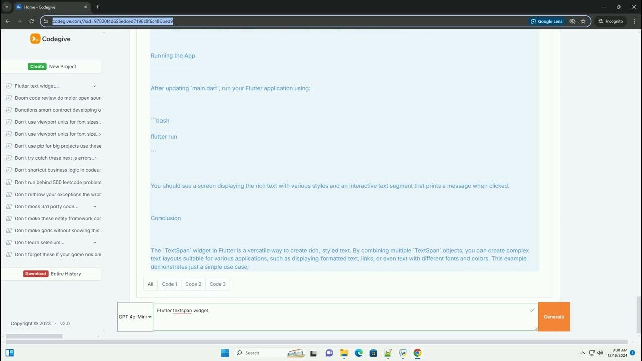 flutter textspan widget - YouTube