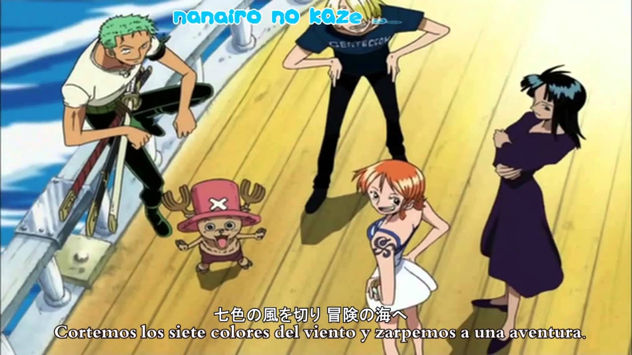 One Piece - Opening 5 "Kokoro no Chizu" sub español - YouTube
