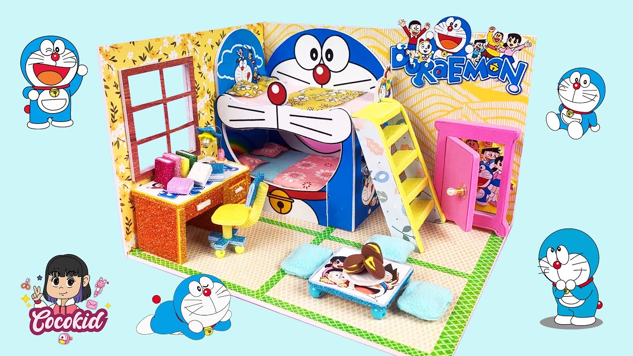 DIY Doraemon Room | Nobita and Doraemon Room | DIY Miniature House ...