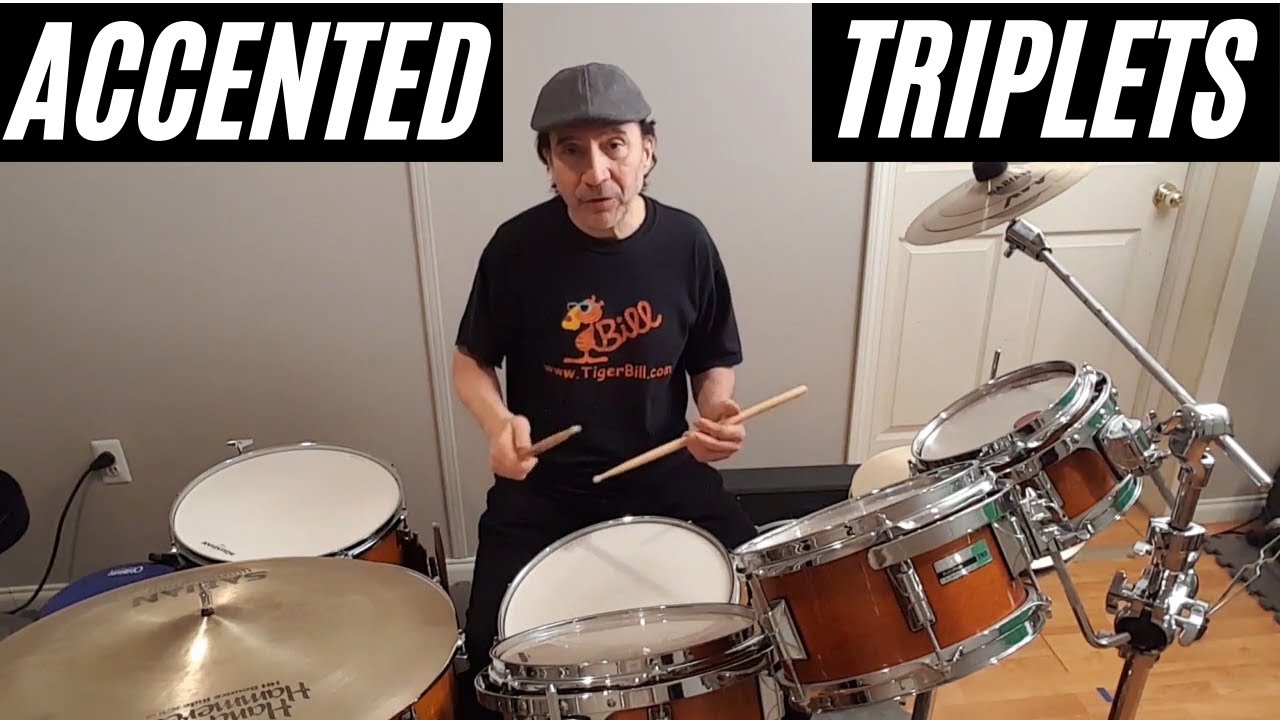 Drum Lessons: Accented Triplet Sticking Patterns Up to Speed - YouTube