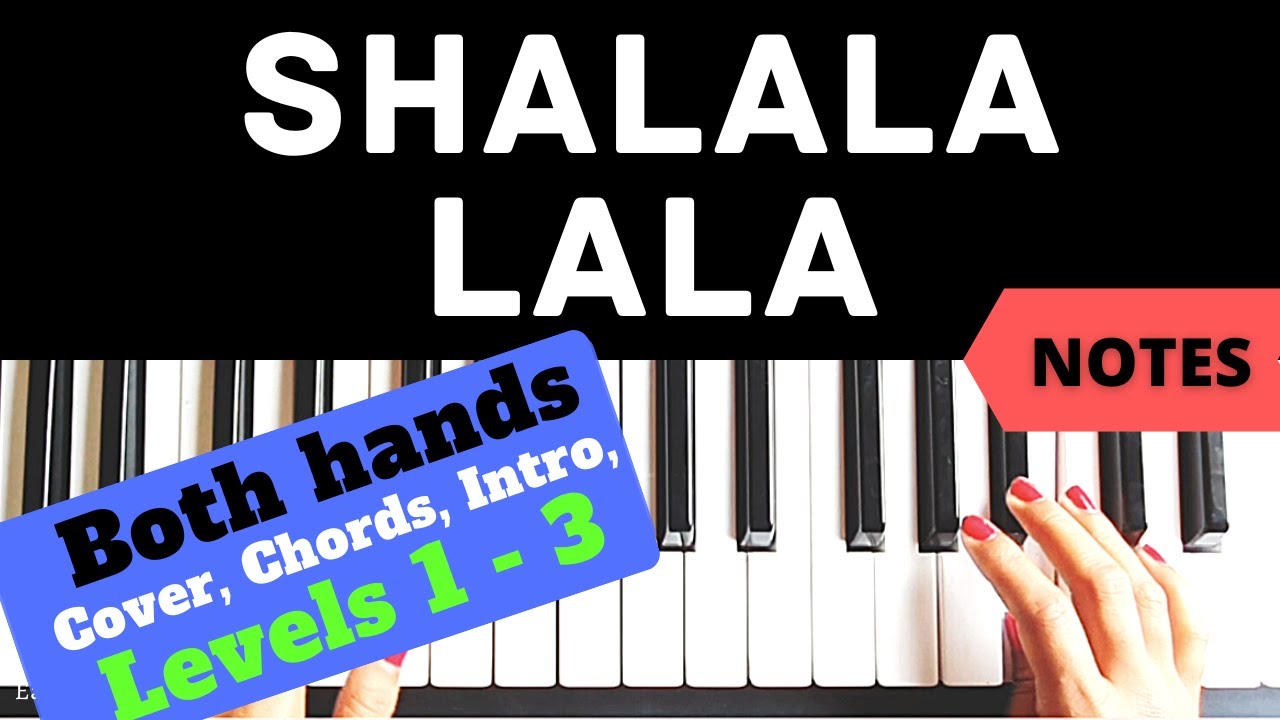 Vengaboys Shalala Lala Both Hands Piano Tutorial Level 1 3 7696