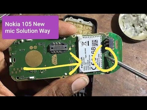 Nokia 105 Mic Ways Solution after replace - YouTube