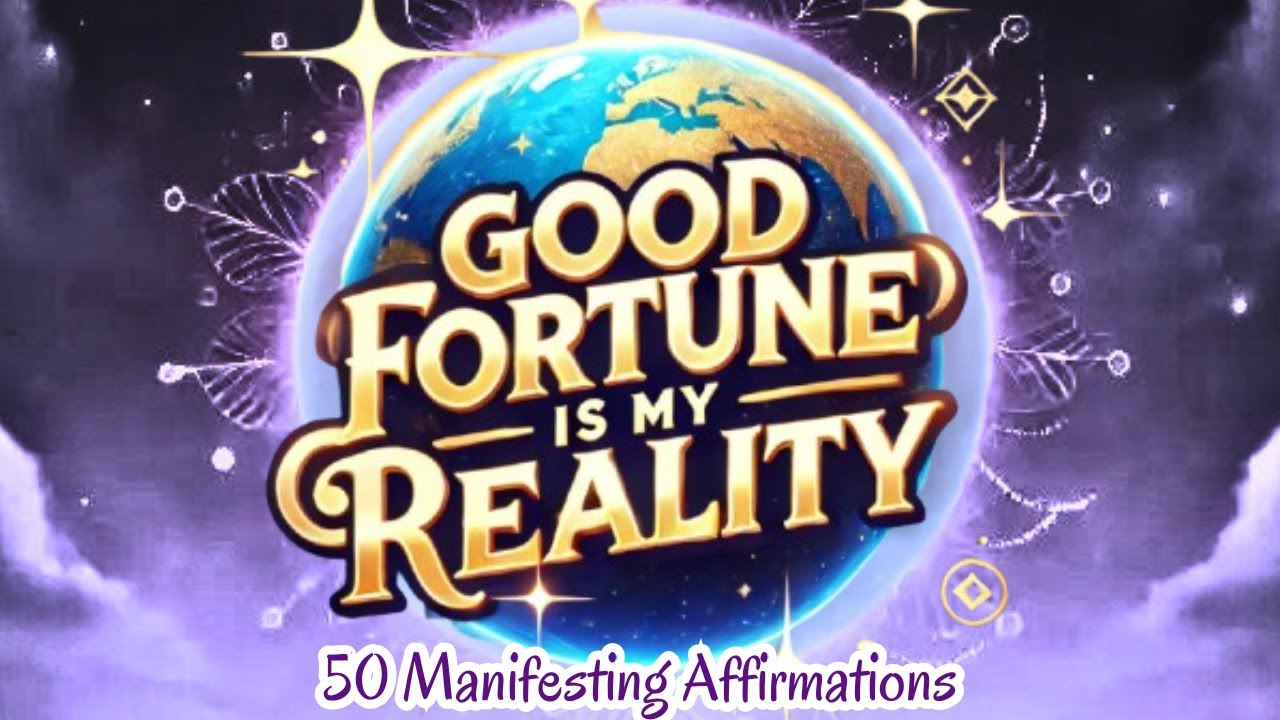 Good Fortune is My Reality | Powerful Affirmations for Abundance! - YouTube