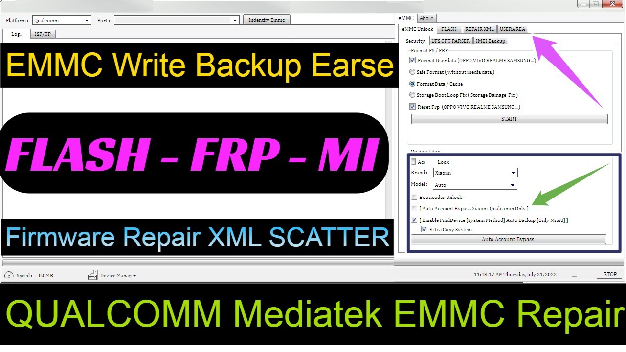 Qualcomm Professional Tool Qualcomm Phone Emmc Repair Tool Partition ...
