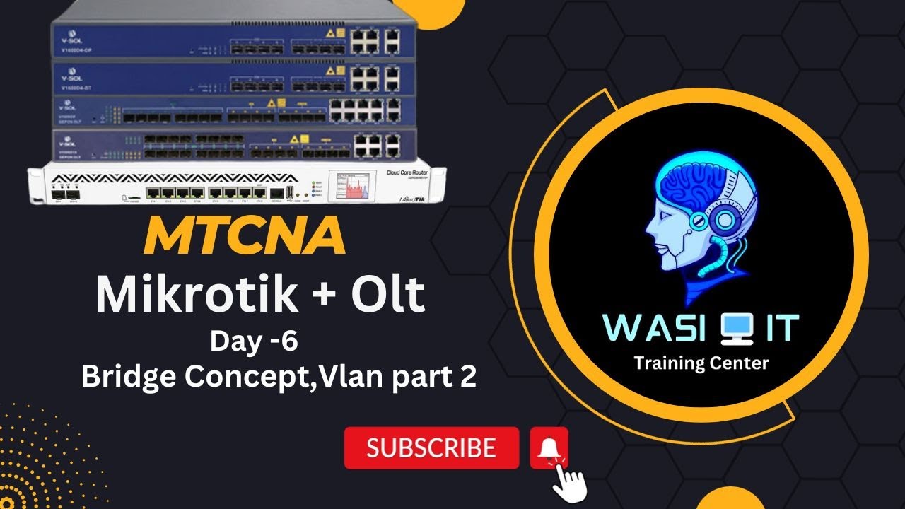 How To Configure Mikrotik Vlan And Bridge Part 2 Youtube