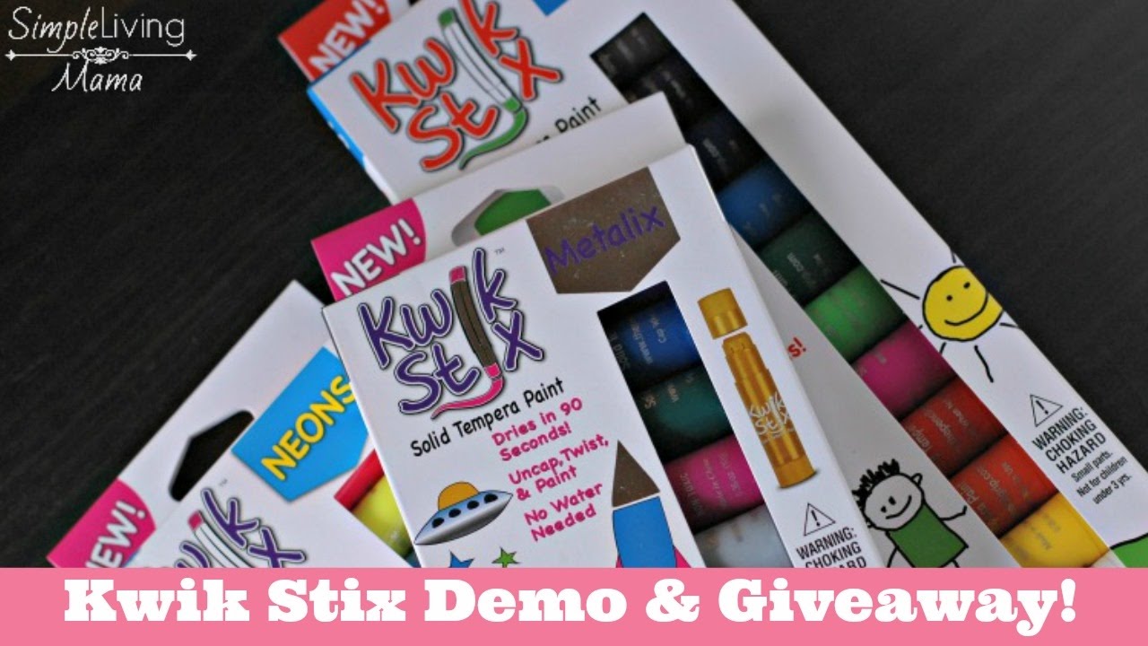 Kwik Stix Review and Giveaway! - YouTube