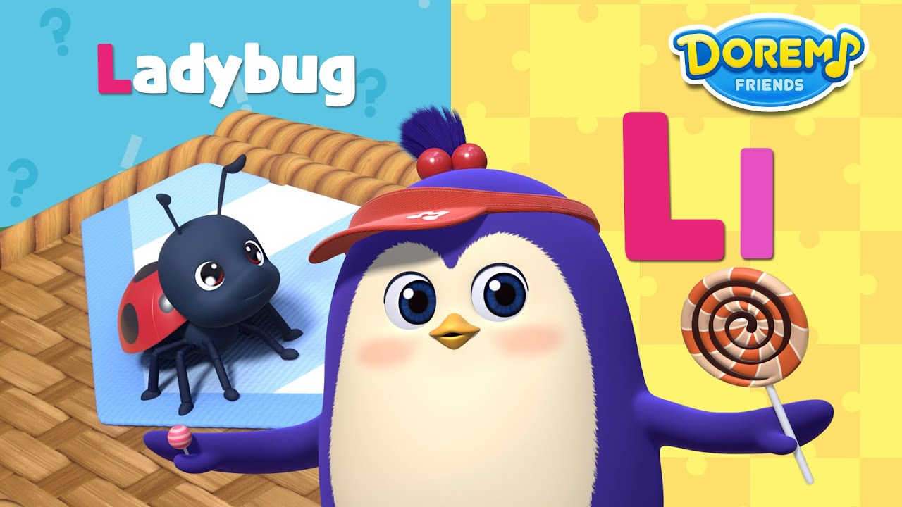 Doremi Friends Alphabet Songs | L song | Phonics Song for Kids ...