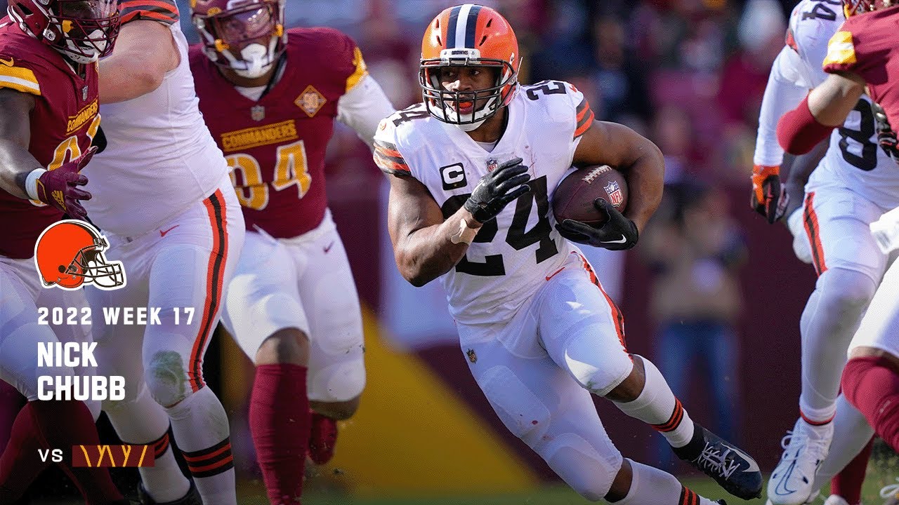 Nick Chubb's best plays from 116-yard game | Week 17 - YouTube