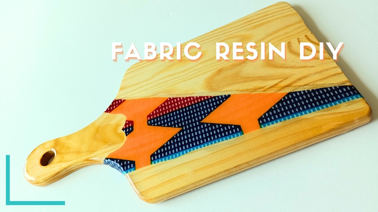 DIY Resin Over Fabric | Handmade Epoxy Resin Craft Tutorial | Wooden ...