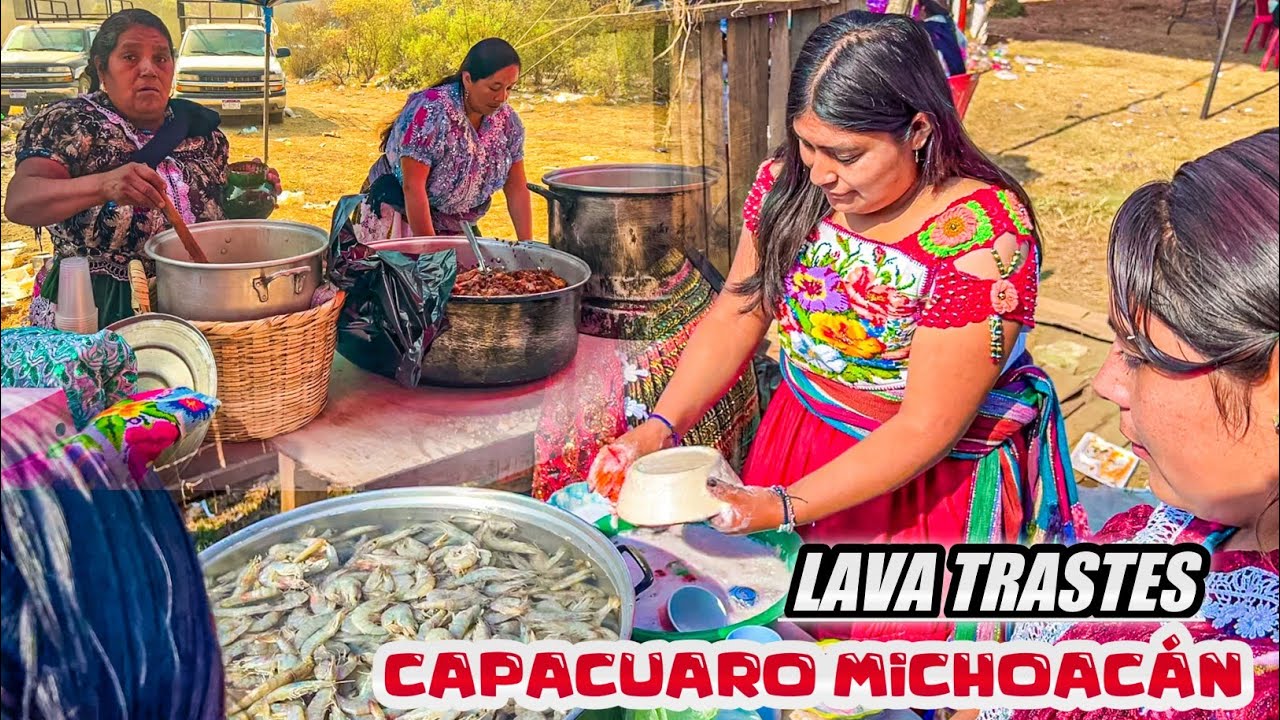 El TRADICIONAL "LAVA TRASTES" en el Pueblo de CAPACUARO MICHOACÁN 😱 ...