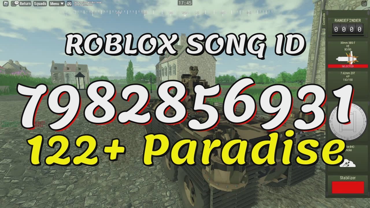122+ Paradise Roblox Song IDs/Codes - YouTube