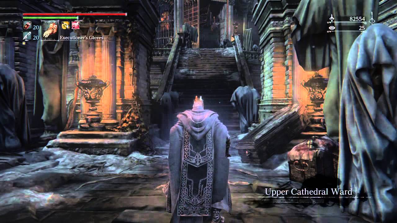 Bloodborne™: Post Patch 1.04 Upper Cathedral Ward Chunk Farming - YouTube