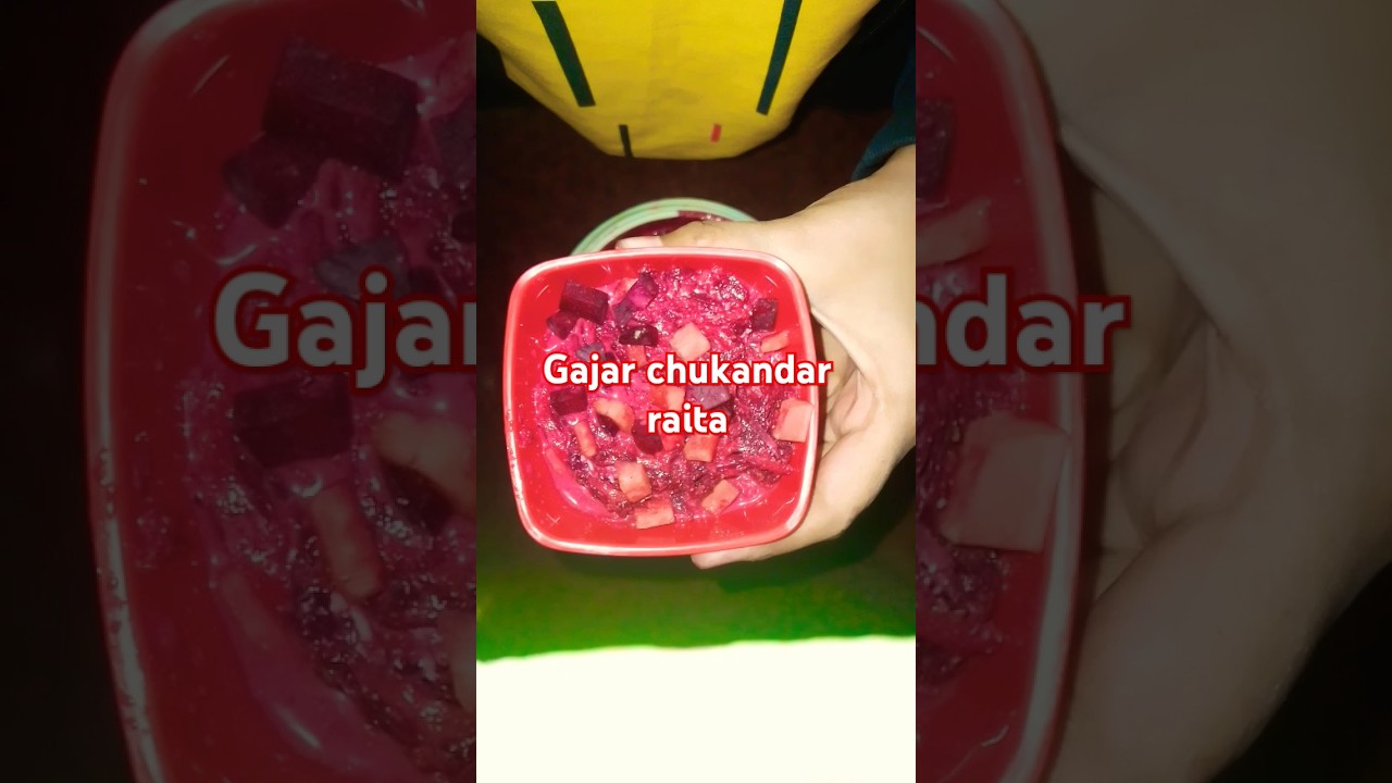 Gajar chukandar raita #homemade #healthyeating #cooking #cooking # ...