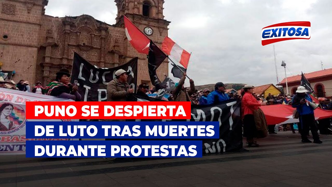 🔴🔵Puno se despierta de luto tras muertes durante protestas - YouTube