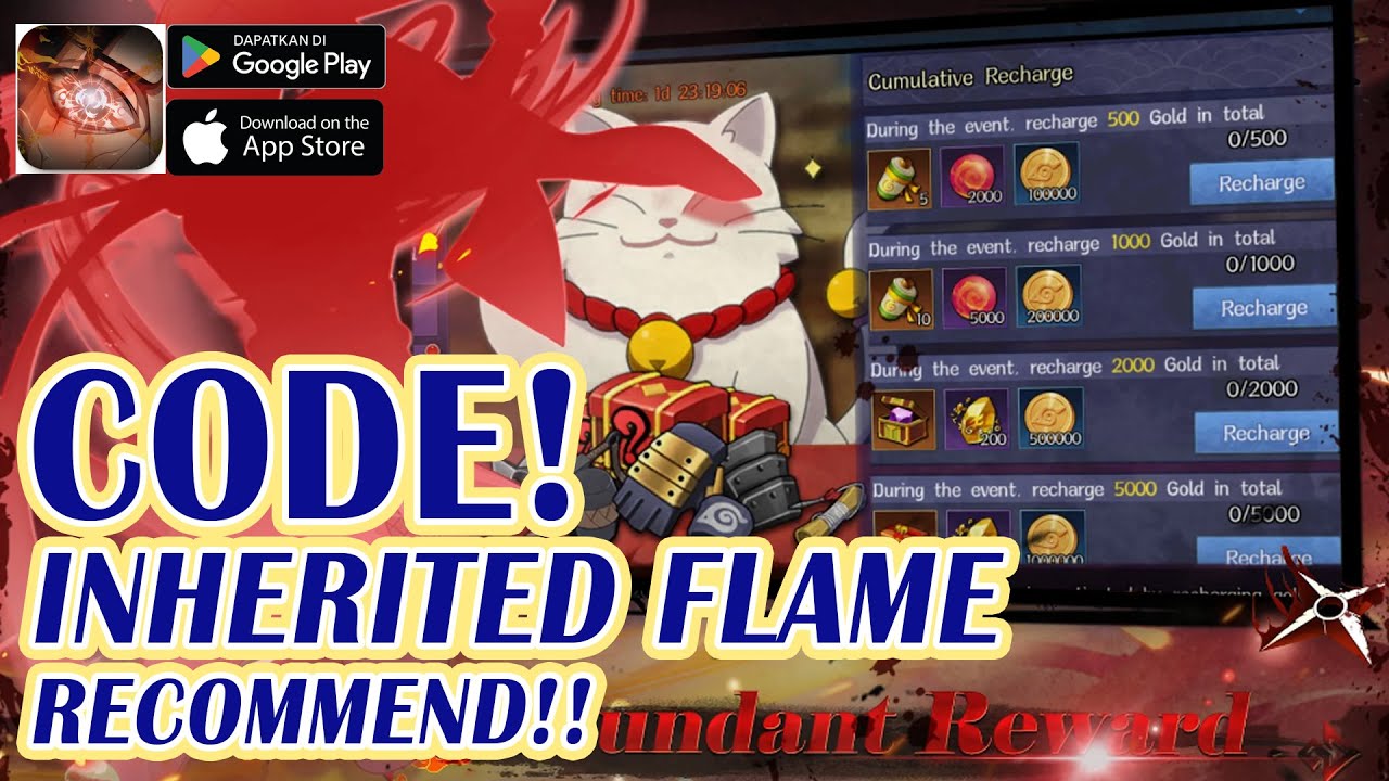 INHERITED FLAME 9 GIFTCODES | 9 REDEEM CODES & HOW TO REDEEM CODE INHERITED FLAME - NARUTO GAME ...