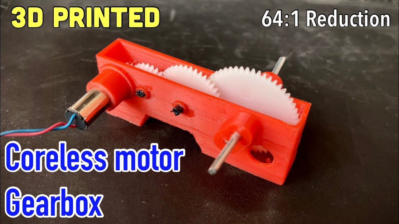 Powerful Gearbox for Ornithopter using Coreless motor | DIY - YouTube