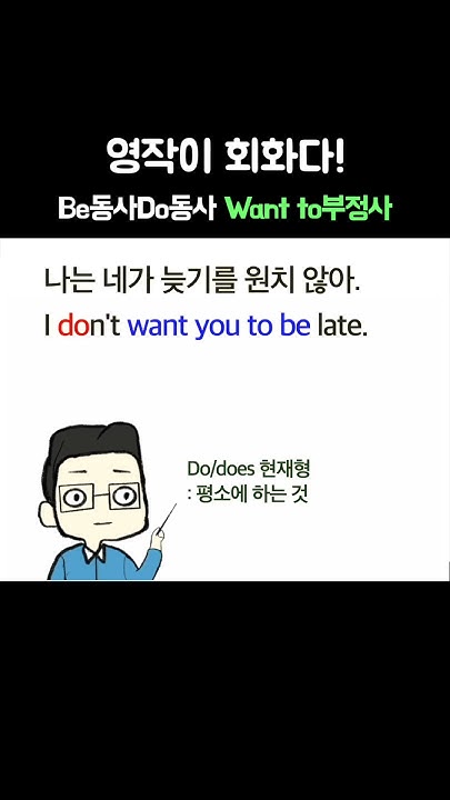 [존샘영어] 85 Bedo동사 Want To부정사 영어회화 영어문법 영작 초등영어말하기 초등영어 영어공부 Youtube