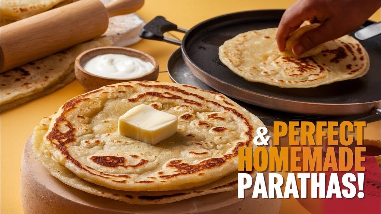 Making Authentic Indian Parathas at Home | Foodholic - YouTube