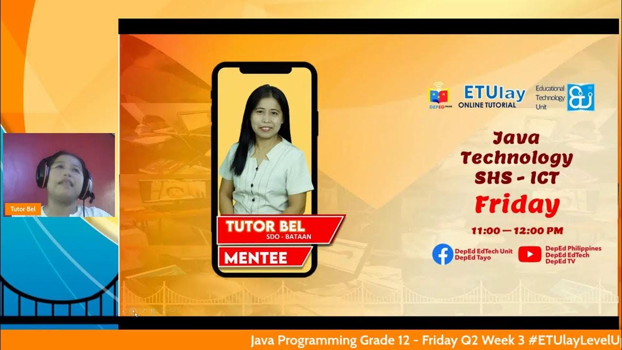 Java Programming Grade 12 - Friday Q2 Week 3 #ETUlayLevelUp #Quarter2 - YouTube