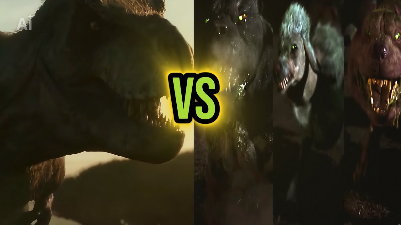 T REX VS GAMMA DOGS/SPECIAL BIRTHDAY MATEO DAMIÁN - YouTube