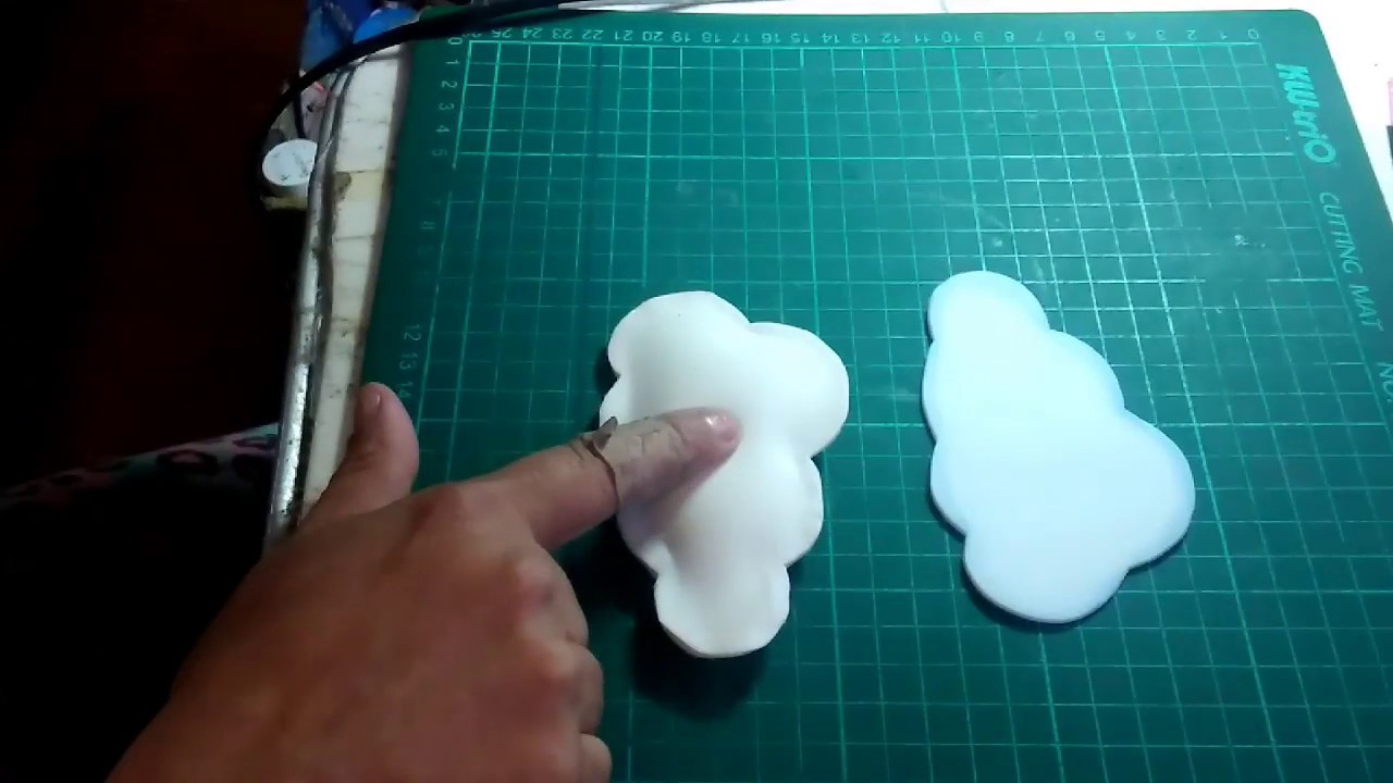 Una Nube, sencilla y fácil en foamy - YouTube