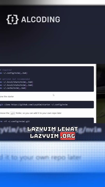 Cara Install Neovim dan LazyVim di Kali Linux dengan Mudah - YouTube