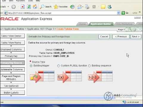 APEX Advanced Tutorial 1 - Creating a tabular Form, Part 1 - YouTube