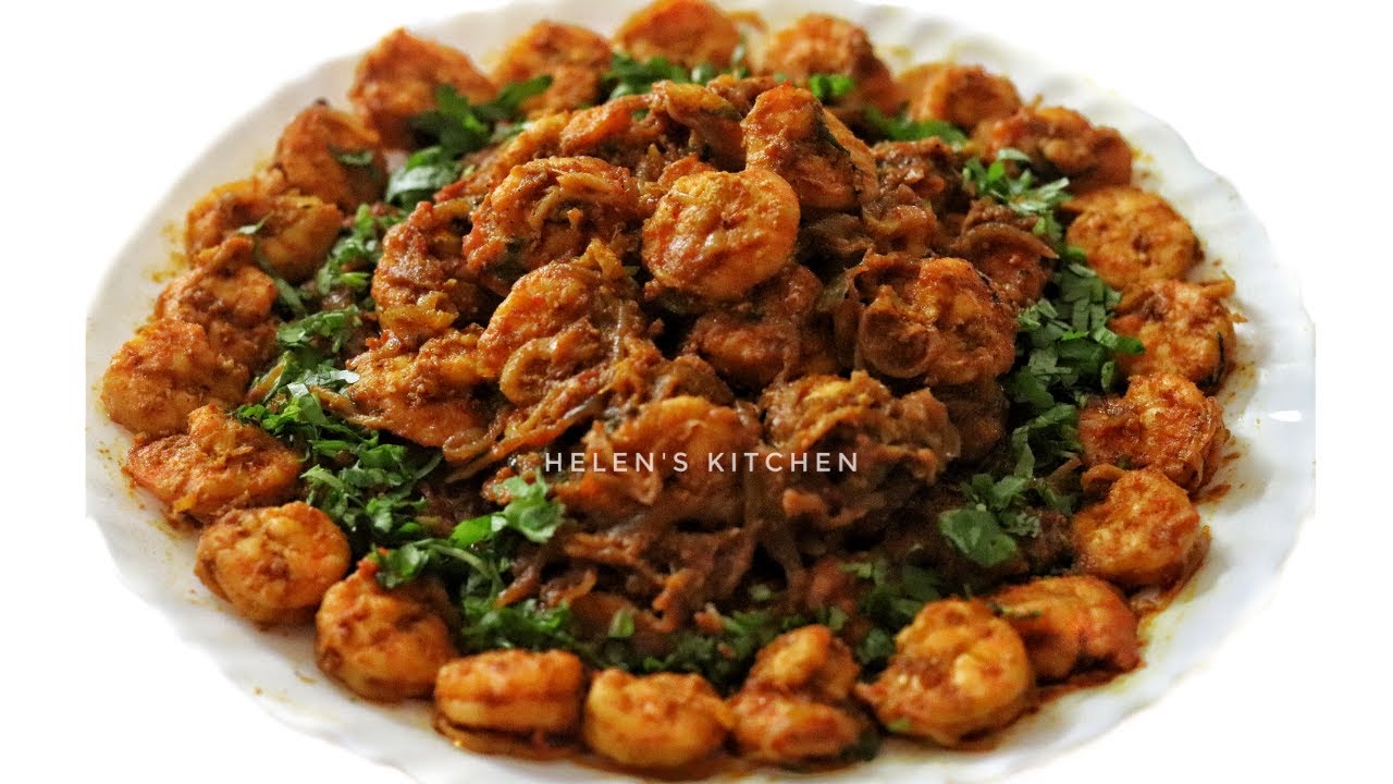 Spicy Prawns Masala | Indian Style Prawn Recipe | Seafood Recipe - YouTube