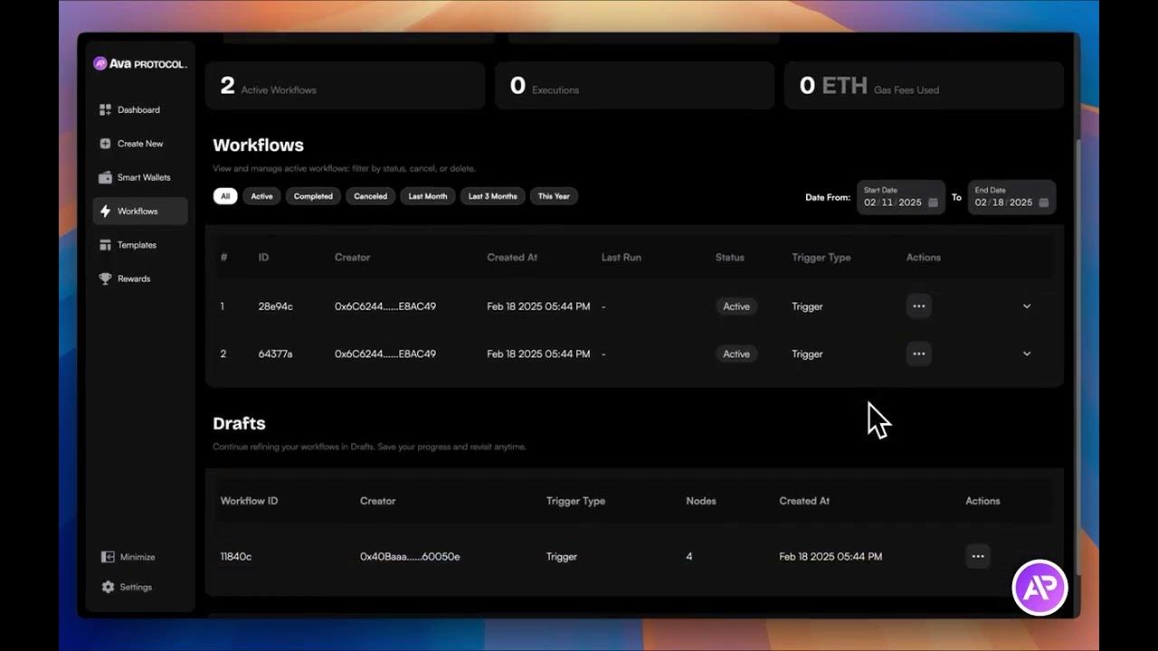 Real-Time Web3 Execution Tracking & Automation Run History | Ava Protocol Studio - YouTube