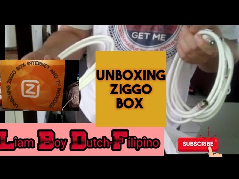 Unpacking Ziggo Box: New internet and tv provider - YouTube