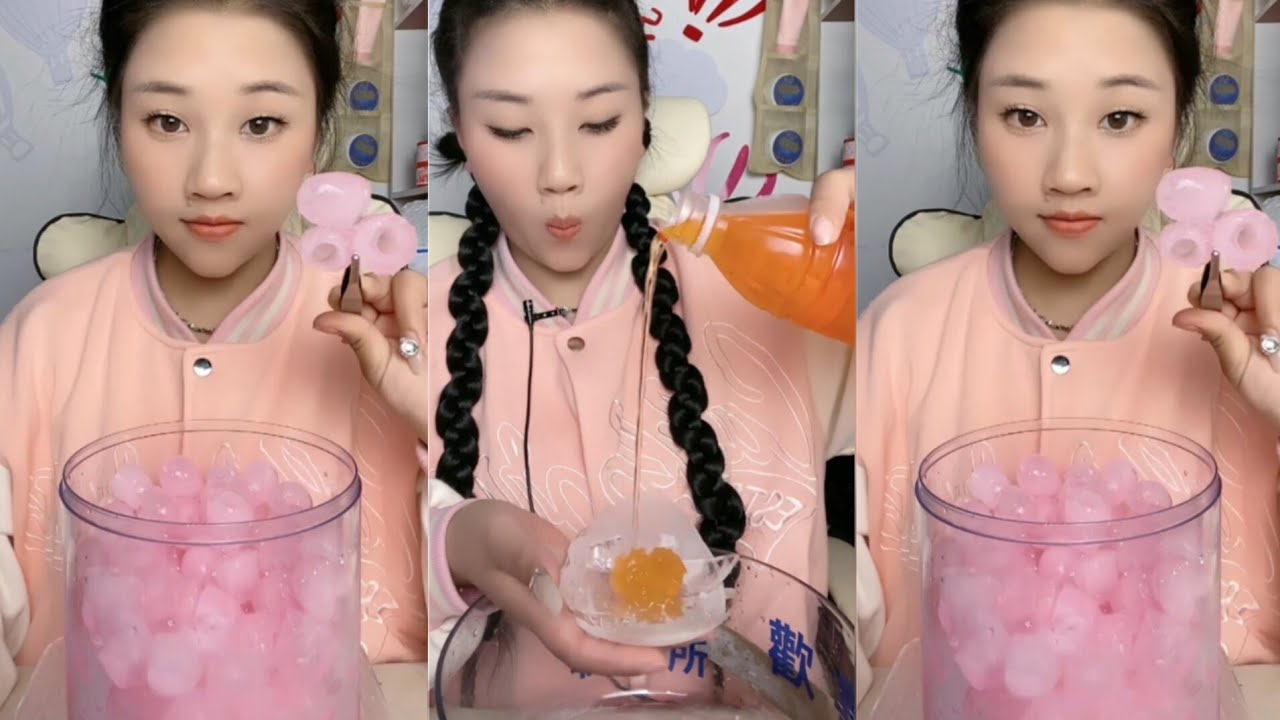 SOLO LZM | BOTTLE OF WATER TO ICE INSTANT WITH IGLOO CRUNCHY ICE #iceeating #asmr #asmrice # ...