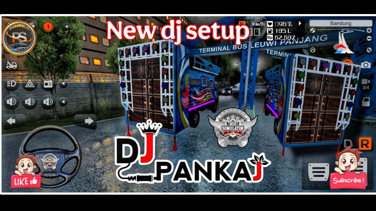 Indian new dj setup // bus simulator indonesia dj remix Bollywood songs ...