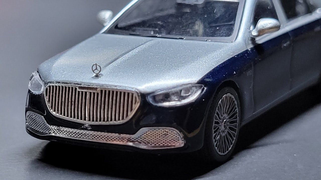 MGT00516 Mercedes-Maybach S680 Cirrus Silver / Nautical Blue Metallic ...