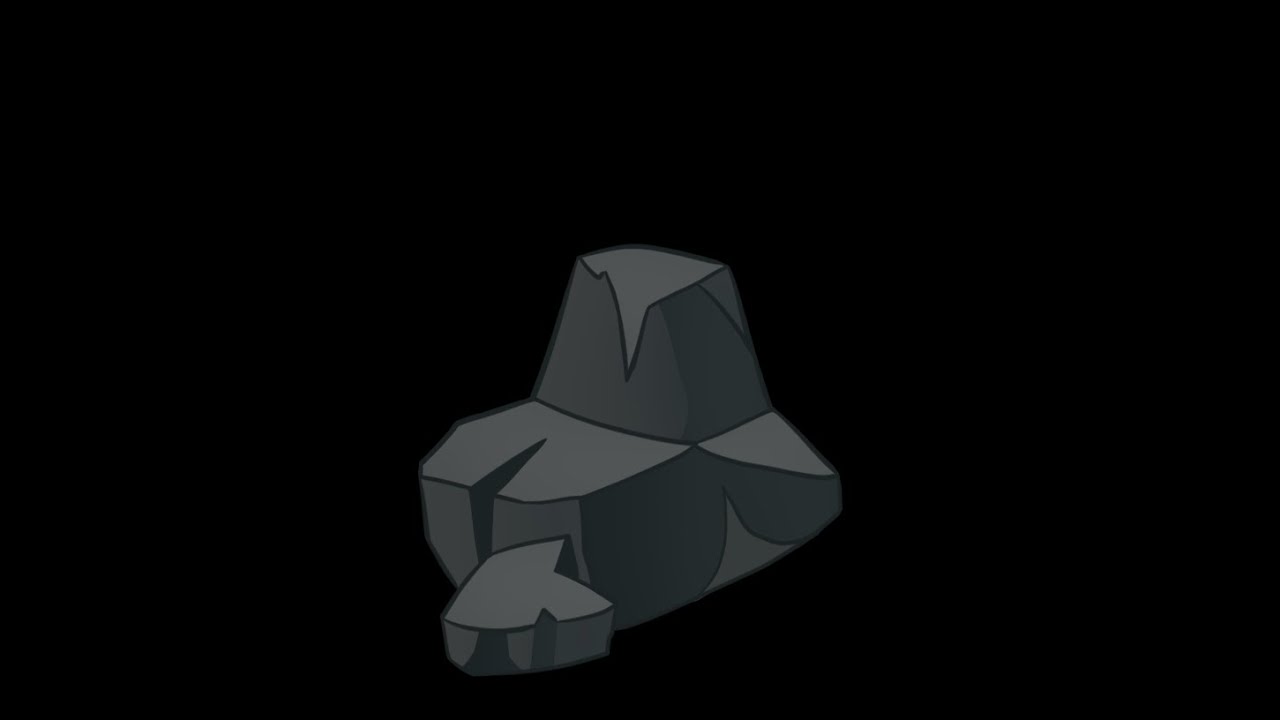 rock gets destroyed ANIMATION - YouTube