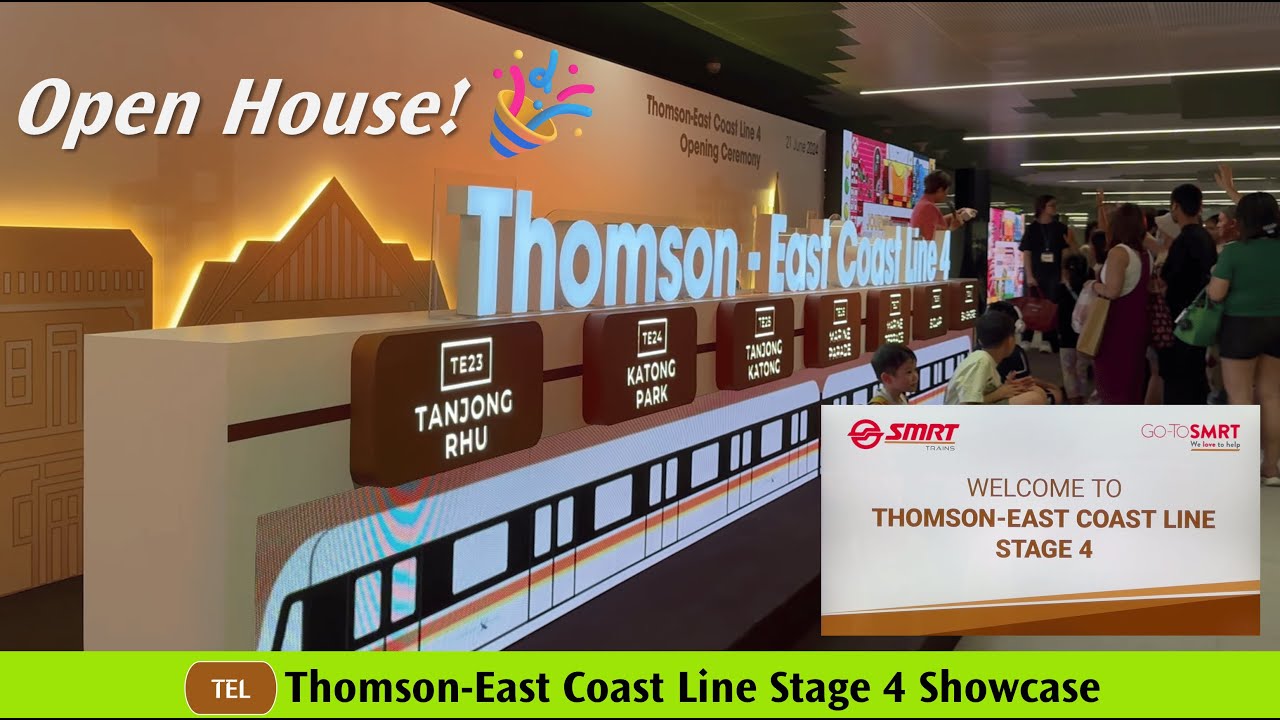 Thomson-East Coast MRT Line Stage 4 (TEL 4) Showcase - YouTube