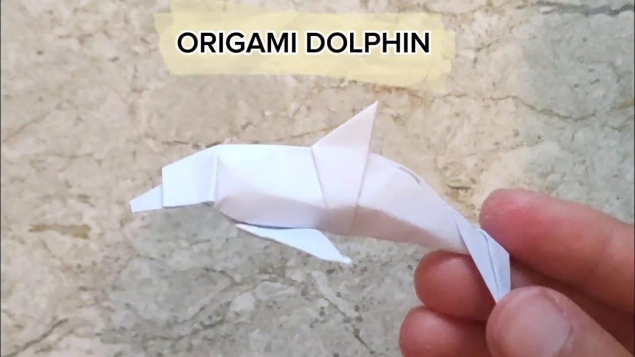 How To Make A Paper Dolphin Instructions