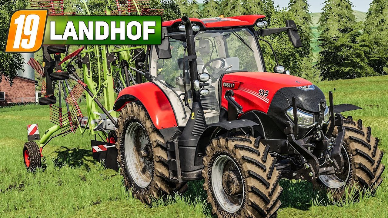 LS 19 Landhof #8: Der CLAAS Schwader im Einsatz für die Heuschwad ...