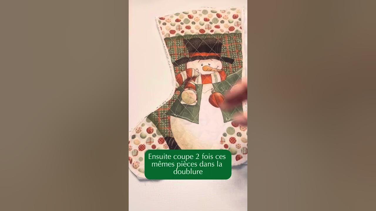 Tuto Couture [Bottes de Noël] Patron prêt-à-couper! - YouTube