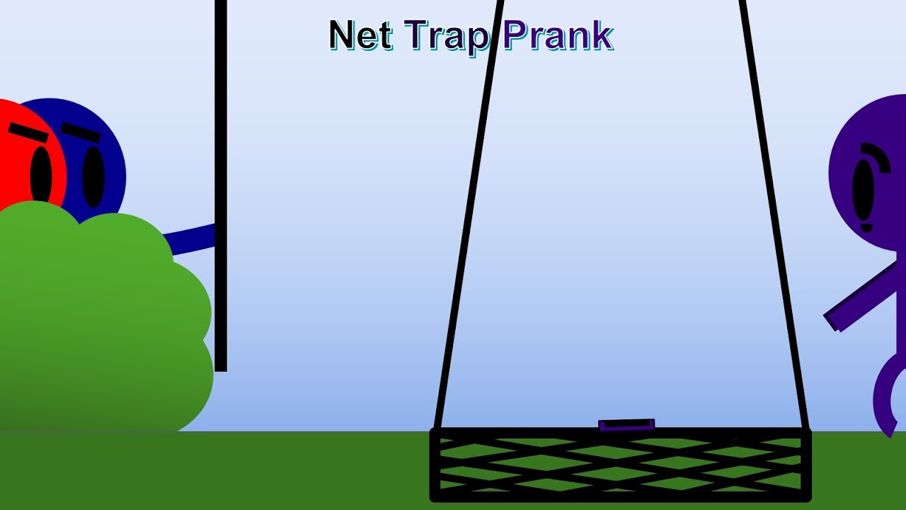 Red and Navy’s Pranks: Net Trap Prank - YouTube
