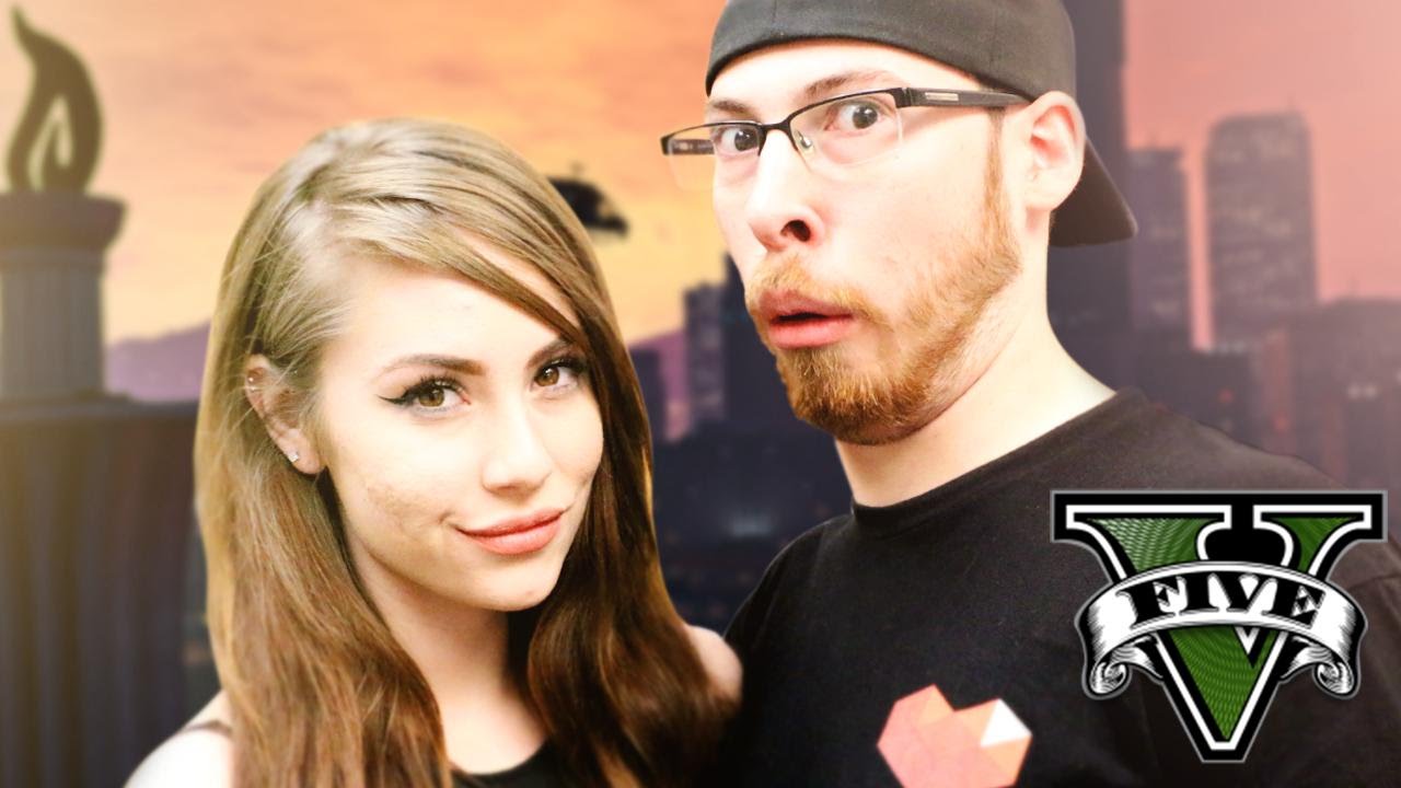 GIRLFRIEND PLAYS GTA 5! (GTA 5 Funny Moments) - YouTube