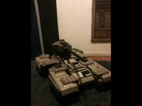 Toy review: Mega Bloks Halo Wars UNSC M808 Scorpion Tank Set - YouTube